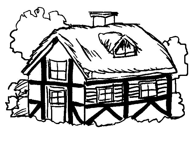 Case 4, Disegni per bambini da colorare